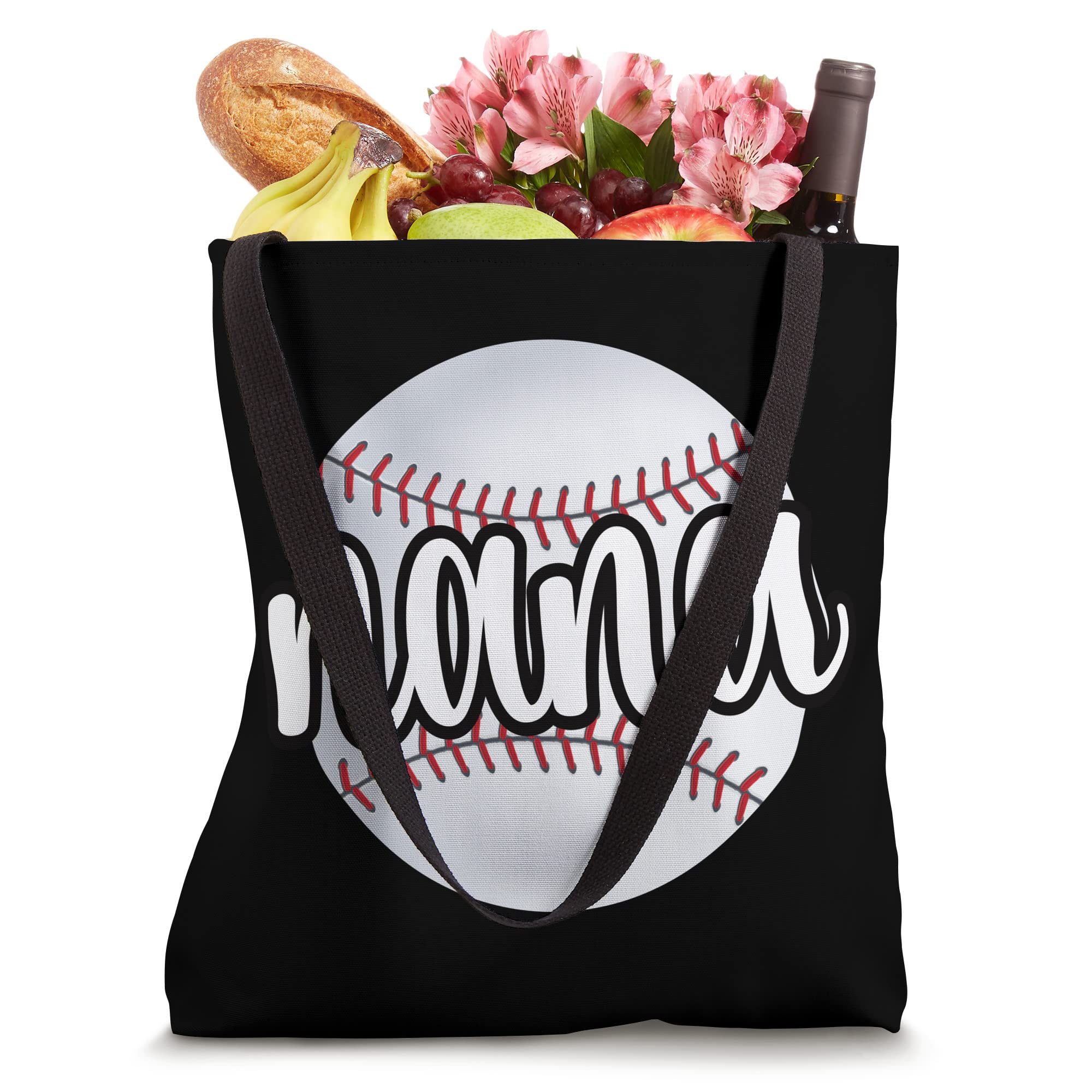 Baseball Nana Proud Baseball Grandma Nana Tote Bag
