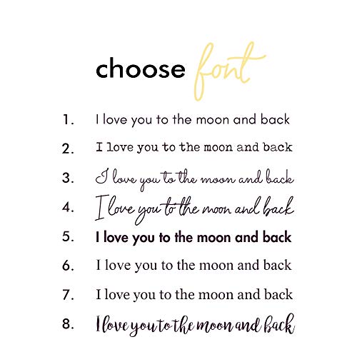 Personalized Night Light for Kids Girls Boys Customized Gifts for Baby Boy Bedroom Moon and Stars