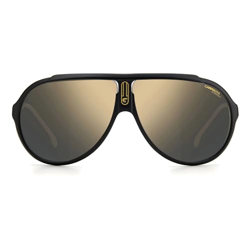Carrera Unisex Sunglass Style Endurance65/N Pilot, Matte Black/Grey Gold Mirrored, 63mm, 10mm