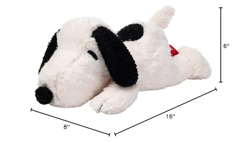 Lambs & Ivy Classic Snoopy Plush White Stuffed Animal Toy Plushie - Dog