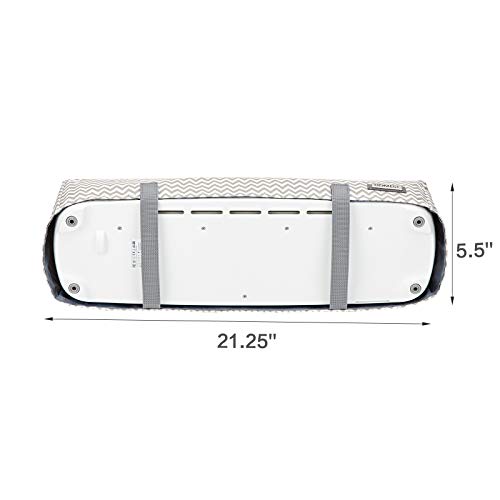 HOMEST Dust Cover with Back Pockets Compatible with Cricut Explore Air 2 and Cricut Explore Air, Ripple (Patent Design)