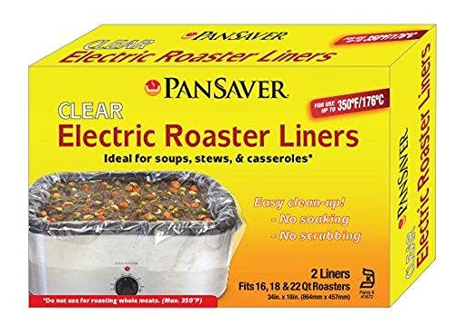 er 42120 18 qt. Clear Electric Roaster Liner - Case of 18