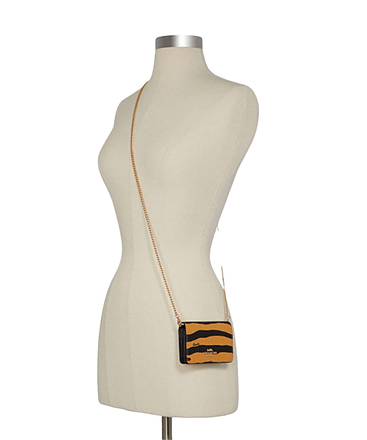 Mini Wallet On A Chain With Tiger Print