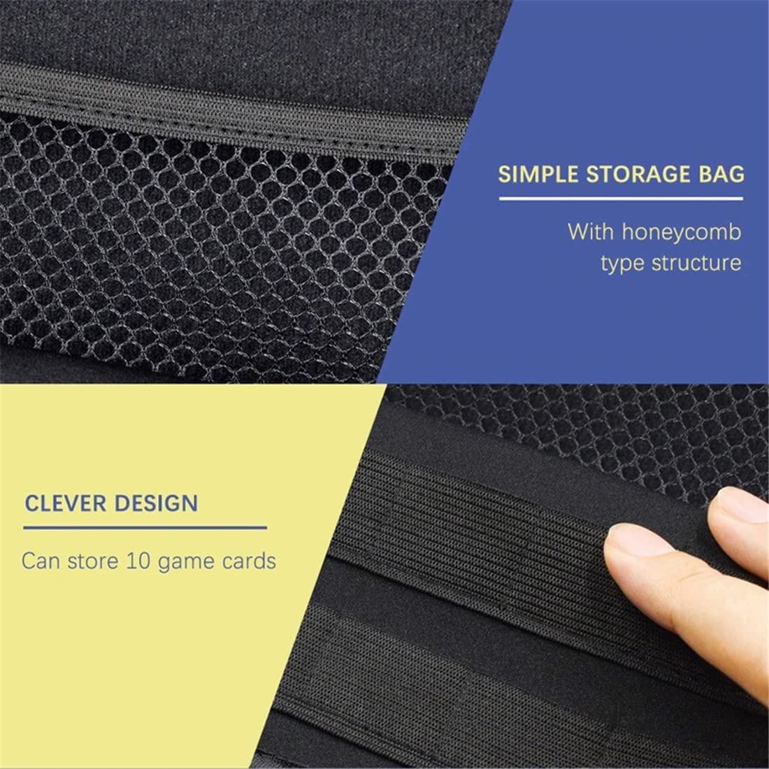 Carrying Case Compatible with Switch OLED Model 2021, Accessories Bundle with Screen Protector, Clear Cover for Switch-Pro Controller, Silicone Skin for Joy-Con and 4 Thumb Grip Caps(Black)