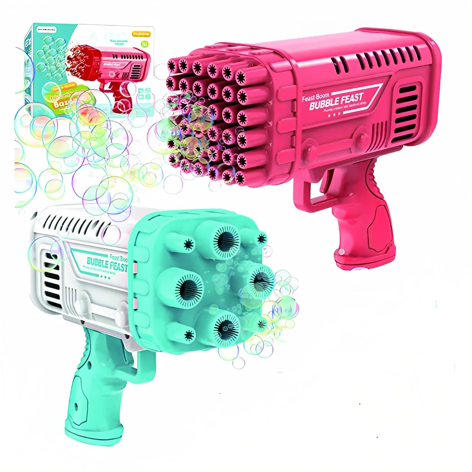Bazooka Bubble Gun,36 Holes Bubble Blaster, Bubble Gun, Bubble Machine, Toy Gift, Party, Fun Maker for Childer Adults