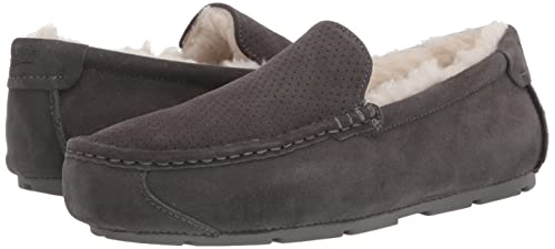 Koolaburra by UGG Men's Tipton Emboss Slipper, Stone Grey, 9