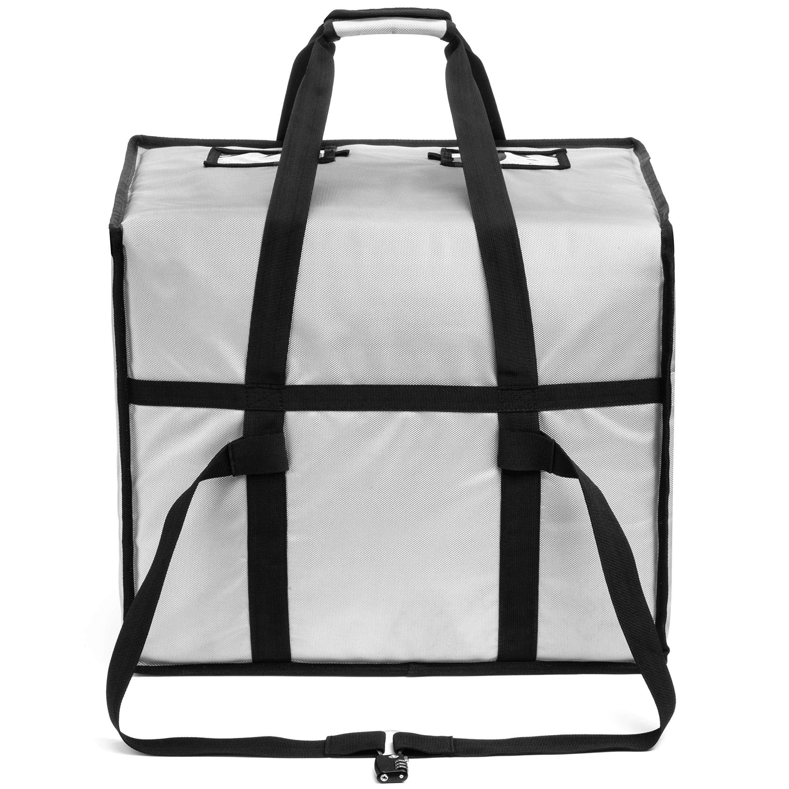 Homevative Locking Home Delivery Bag for Groceries, Packages, Food Delivery, etc. 2 Combination Locks included