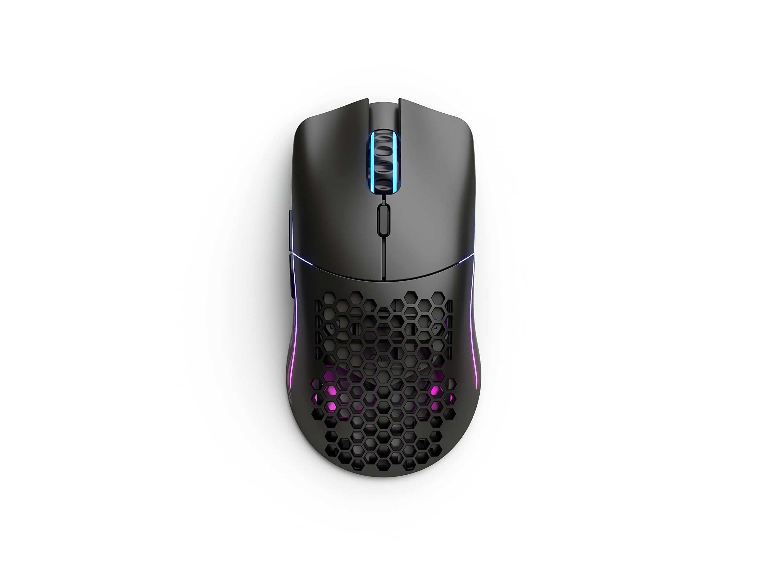 Glorious Model O- (Minus) Wireless Gaming Mouse - 65g Superlight Honeycomb Design, RGB, Ambidextrous, Lag Free 2.4GHz Wireless, Up to 71 Hours Battery - Matte Black