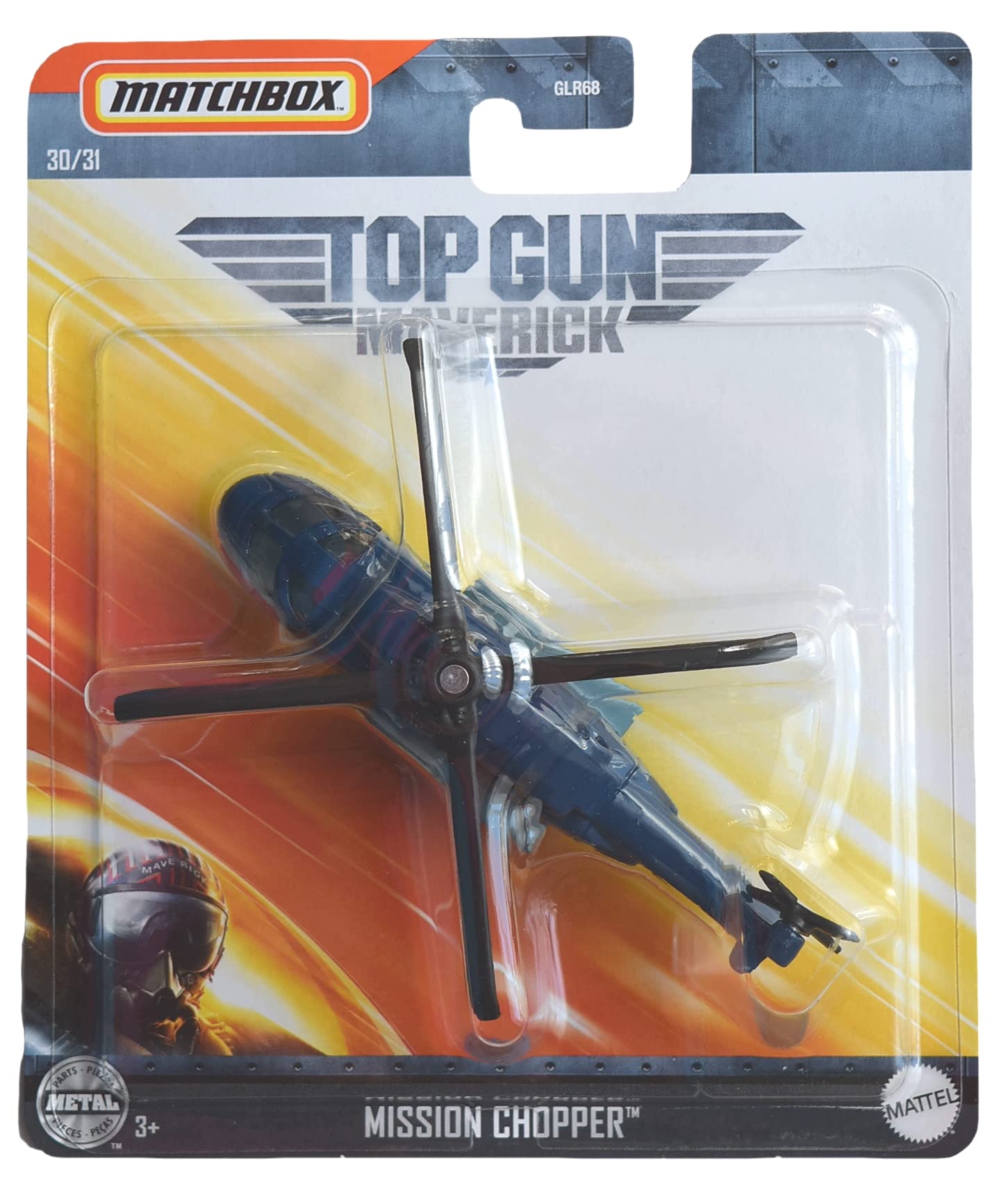 Matchbox Mission Chopper, [Blue] Top Gun Maverick 30/31