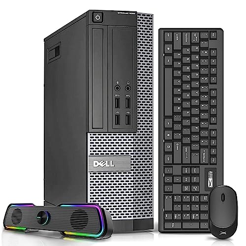 Dell OptiPlex 7020 Desktop Computers PC, Intel Quad Core i7-4770 3.4GHz,32GB Ram New 512GB SSD,AC7260 Built-in WiFi Bluetooth,Refurbished Desktop Computers,DVD-RW, Windows 10 Pro (Renewed)