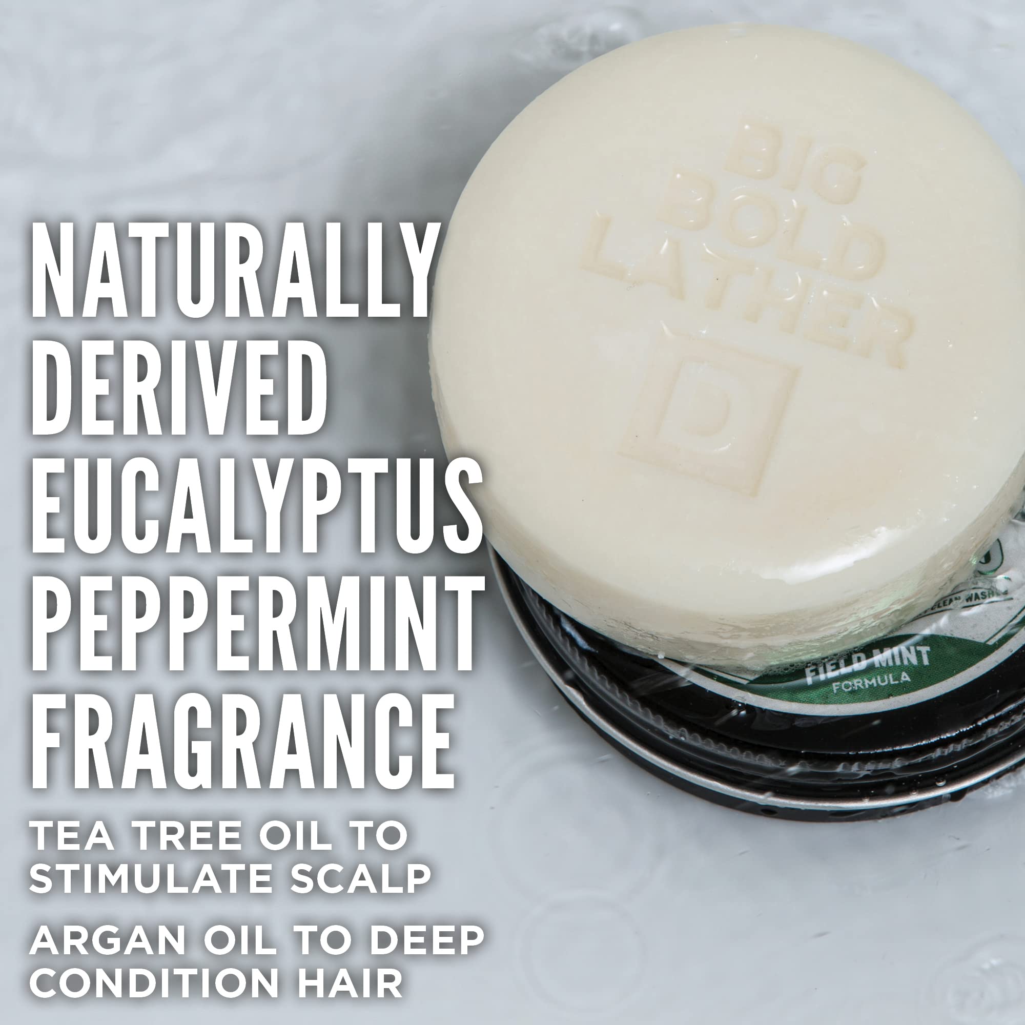 Duke Cannon Supply Co. Shampoo Puck for Men Barrel Char No. 004 Multi-Pack - Eco Friendly, Plastic Free, Solid Shampoo, Super Concentrated, Long-Lasting, TSA Approved, Sulfate-free, 4.5 oz (3 Pack)