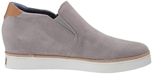 Dr. Scholl's Shoes Womens If Only Slip On Hidden Wedge Platform Sneaker,Soft Grey,7.5