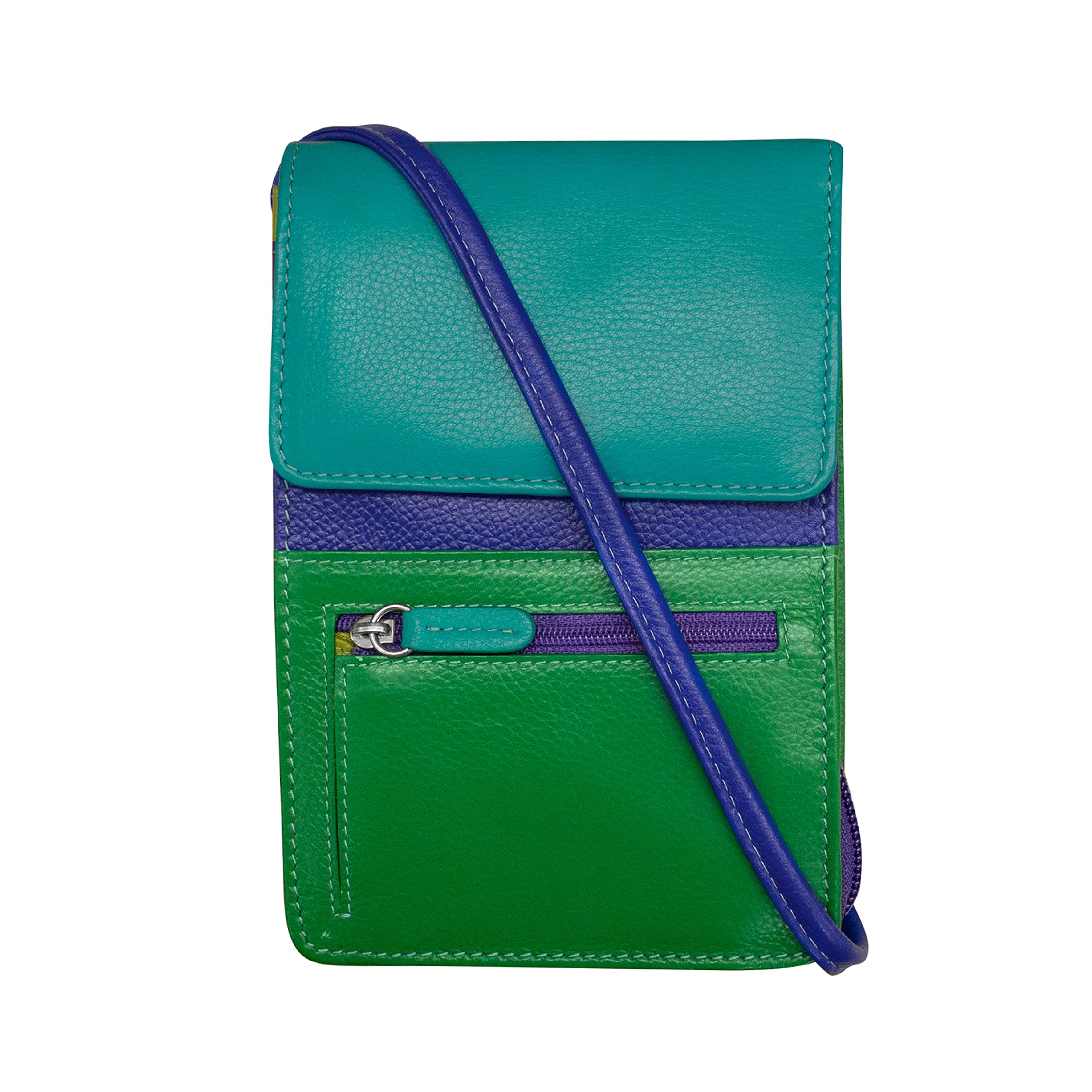 ili New York Organizer on a String - Crossbody Bags for Women - Genuine Leather Crossbody Bags for Women with RFID Blocking Protection