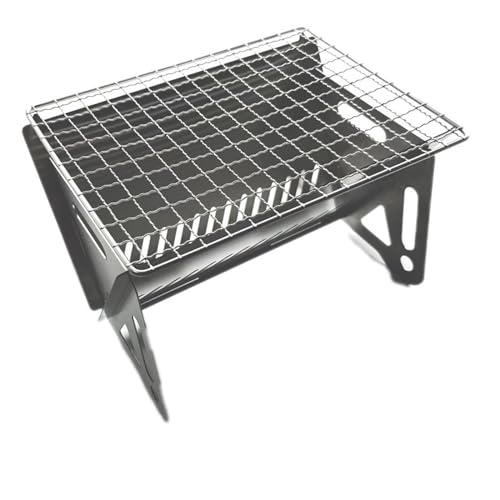 BBQ Grill Portable Folding BBQ Grill Heating Stoves Multifunction Camping Barbecue Grill Rack Net Firewood Stove Stainless Steel BBQ Grill Picnic