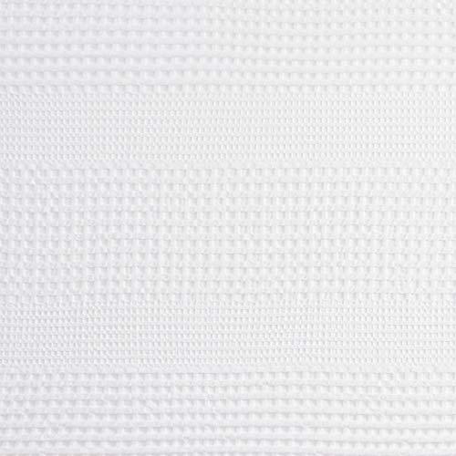 Madison Park Arlo 100% Cotton Shower Curtain, Texture Waffle Weave Design 800 GSM Hotel Quality, Soft Trendy Bathroom Décor, Machine Washable, Bathtub Fabric Privacy Screen, 72" x 72", White
