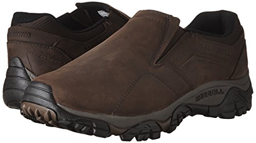 Merrell Men's Moab Adventure MOC Hiking Shoe, Dark Earth, 11 M US