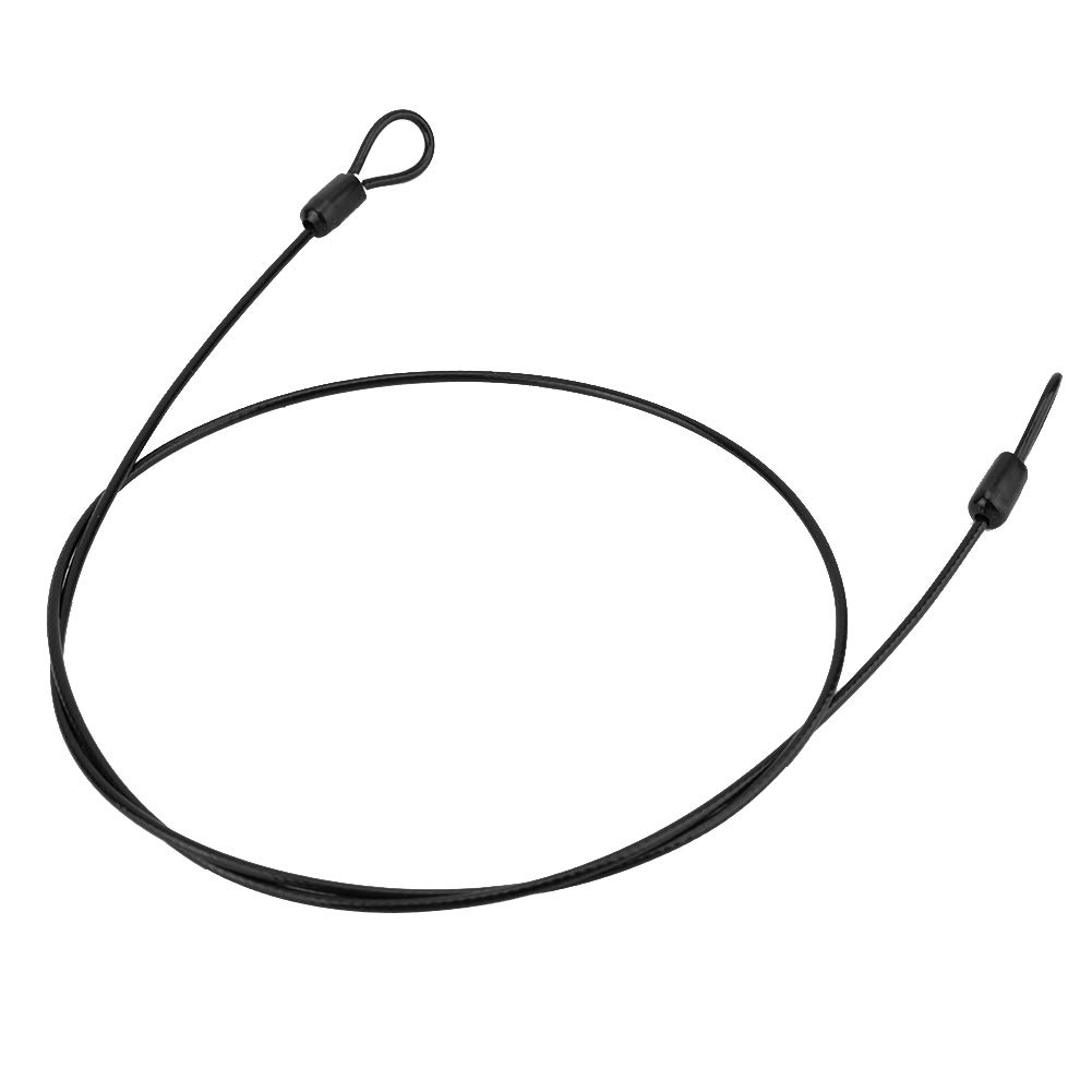 Bike Lock Cable,Security Cable,Bike Chain Lock,Cycling Sports Internal Steel Wire and External Plastic Security Loop Cable Bicycle Scooter Lock(Black), Bike Lock Cable Security Cable Bike Cable l