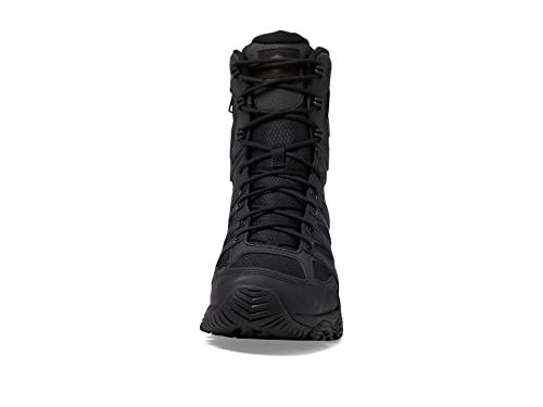 Merrell Men's Moab 3 Tactical 8" Zip Waterproof Military Boot, Black, 11
