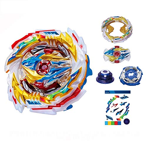 HUXICUI 4 Pieces BEY Burst Blade Battle Latest Set, Burst Battling Tops, Kids Boys Birthday Christmas Party Gift Idea