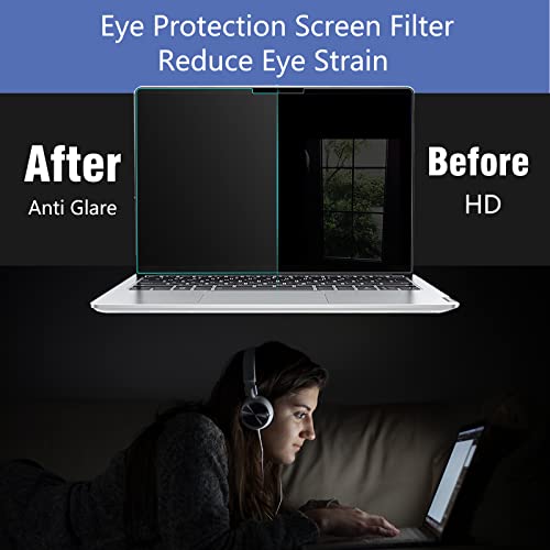 KEANBOLL 2-Pack 17" Anti Blue Light Glare Screen Protector for HP Dell Asus Samsung Lenovo Acer etc 17 inch Laptop (16:10 Aspect Ratio)-Blocking Blue Light Anti Glare