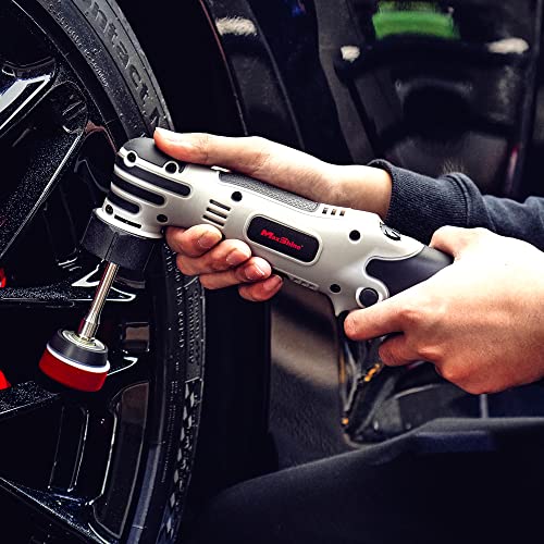 Maxshine M0312 Mini Cordless Polisher β Maximizes Mobility, Super Lightweight(1.93 LBS), 6 Adjustable Speeds, Works as a DA or Rotary Polisher, Includes a full set for your car paint corrections