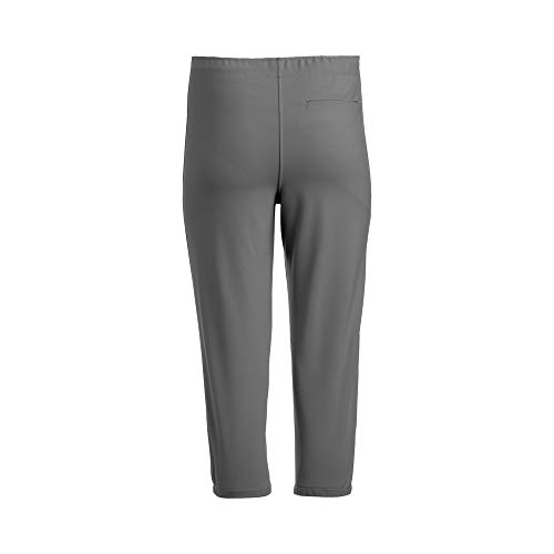 Mizuno Women's Stretch Unbelted Softball Pant, Charcoal, Small