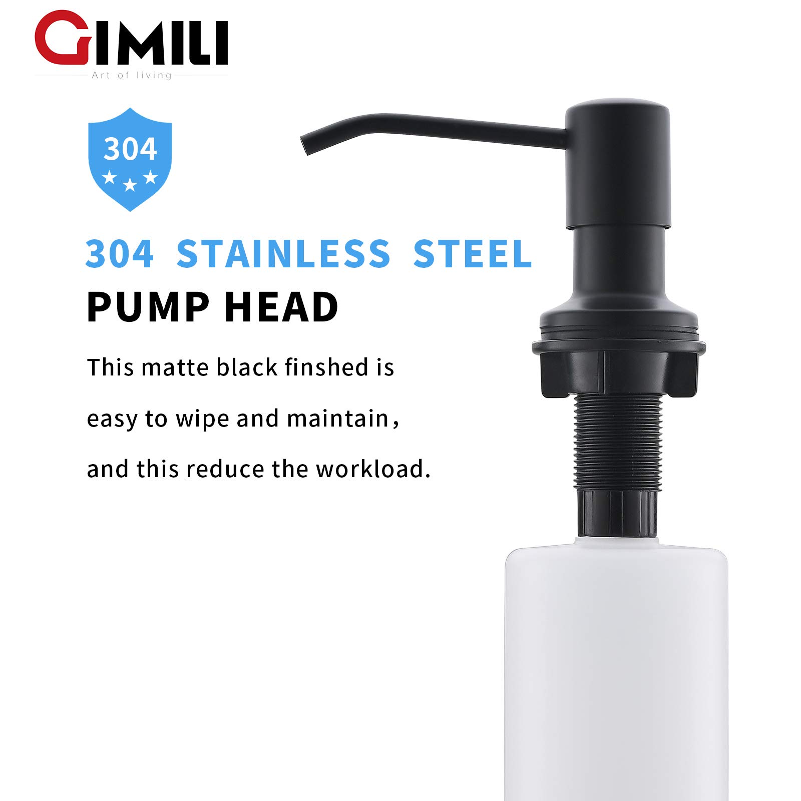 Black Touchless Kitchen Faucet with Soap Dispenser 1270