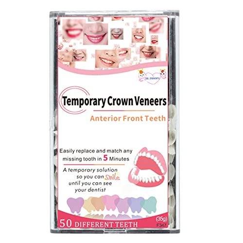 Cleaning Solution Temporary Tooth Kit For Filling The Missing Broken Tooth And Gaps Moldable Temporary Crown Veneers Material Anterior Front Back Molar Teeth Temporary Tooth Filler