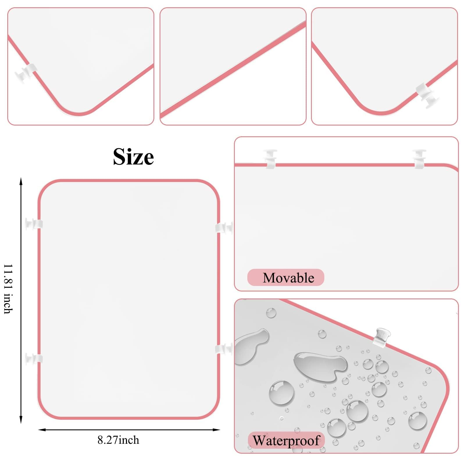 Cyauskoe 2 Pack Divider Tray for Bogg Bag Accessories of Bogg Bag Original X Large as Divider Insert Tray Help with Organizing Your Bogg Bag and Divide Space White (White)