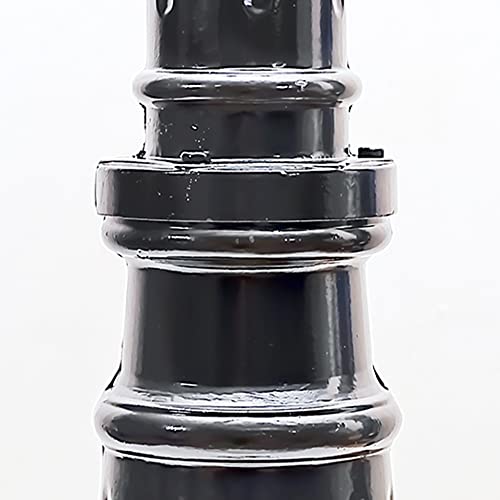 MCABUJT High Pole Garden Waterproof Outdoor Street Light,European E27 Courtyard Light ,2 -Heads Retro Outdoor Home, Villa Garden Community High Post Lamp Garden Lights