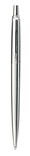 Parker Jotter Stainless Steel Ballpoint Pen, Medium Point, Black Ink