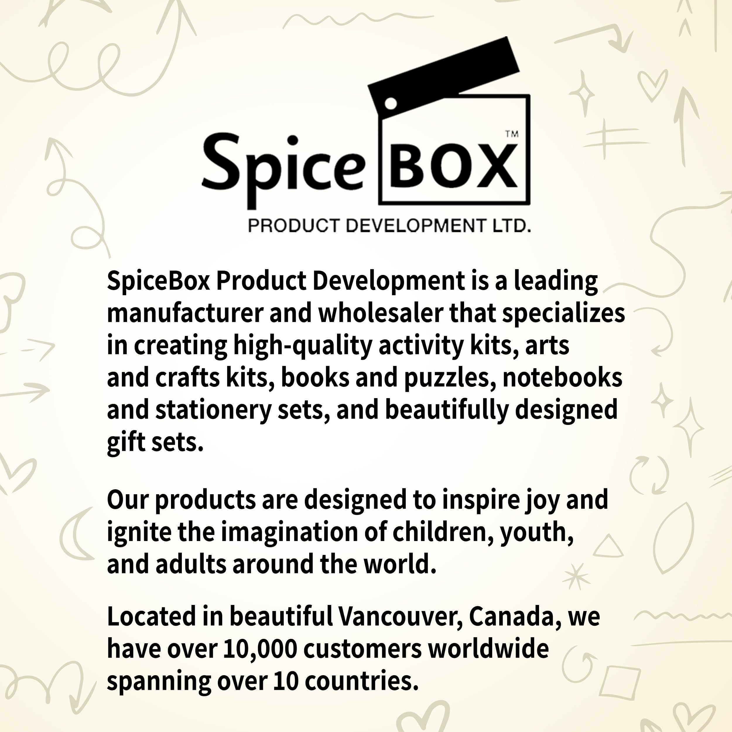 SpiceBox Creative Hand Lettering Kit, Learn Calligraphy Set with Workbook, Creative Simple Modern Letter Writing, Arts and Crafts Hobby for Adults