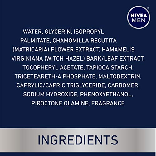 NIVEA FOR MEN Sensitive Post Shave Balm 3.30 oz (Pack of 4)