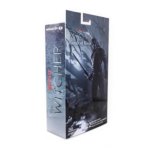 McFarlane Toys Netflix The Witcher Geralt of Rivia Witcher Mode (Season 2) 7" Action Figure with Accessories