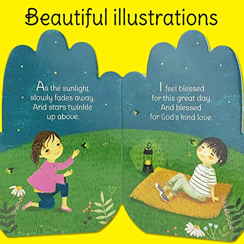 Goodnight God Bedtime Prayers Praying Hands Board Book - Gift for Easter, Christmas, Communions, Birthdays, and more! (Little Sunbeams)