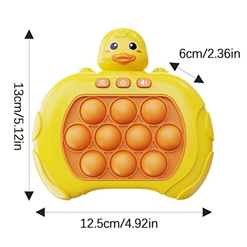 Gelmevo 2PCS Pop Fidget Push Game, Handheld Bubble Game Console Toy for Kids and Teen Party Game Relaxation and Decompressions Fidget Toy