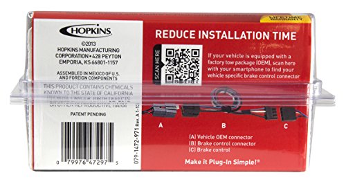 Hopkins Towing Solutions 47297 INSIGHT Plug-in Simple Brake Control , Black