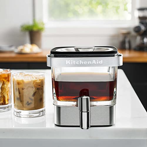 KitchenAid KCM4212SX Cold Brew Coffee Maker-Brushed Stainless Steel, 28 ounce