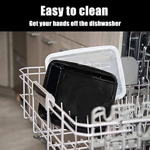 lamsexx 80 Pcs Small Meal Prep Containers,50Pcs (26 OZ/750ML) Small Food Storage Containers with Lids and 30Pcs Forks, Lunch Containers,Freezer/Dishwasher Safe