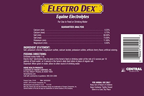 Horse Health Electro Dex Equine Elecrolytes, 5-Pound