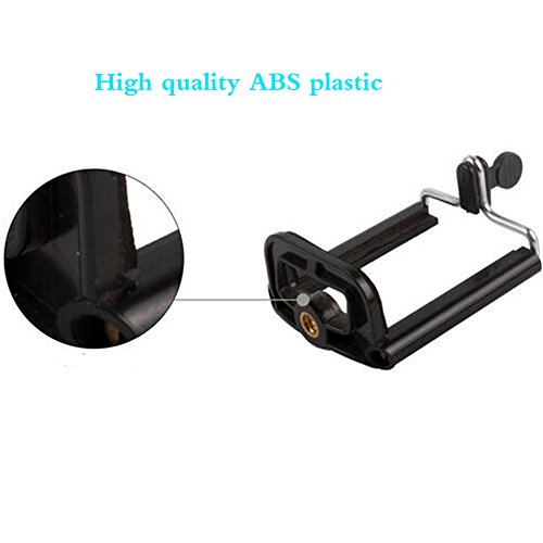 Walway Tripod Mount Adapter, Universal Cell Phone Clip Holder Camera Bracket Smartphone Attachment for iPhone 13PRO MAX/12/11/11PRO/ Samsung Galaxy S22 Ultra/ S21/ Note and More