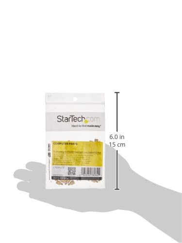 StarTech.com Metal Jackscrew Standoffs #6-32 - Jackscrew standoff - 0.2 in (pack of 50) , TAA (SCREWNUTM)