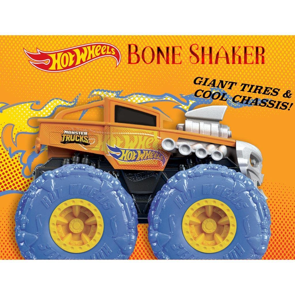 Hot Wheels Monster Trucks 1:43 Twisted Tredz Bone Shaker