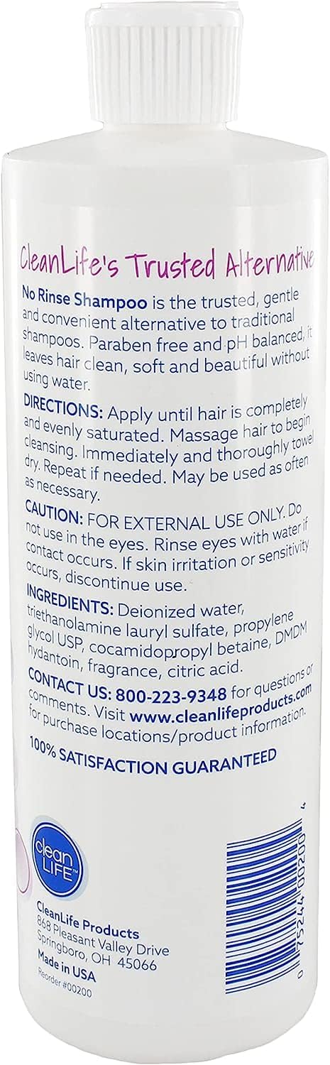 NR00200 - No-Rinse Shampoo 16 oz.