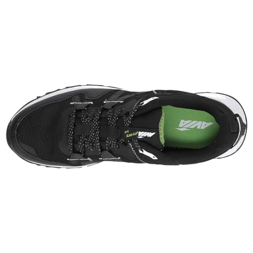 Avia Upstate Men’s Running Shoes, Lightweight Breathable Mesh Sneakers for Men - Black, 9.5 Extra Wide