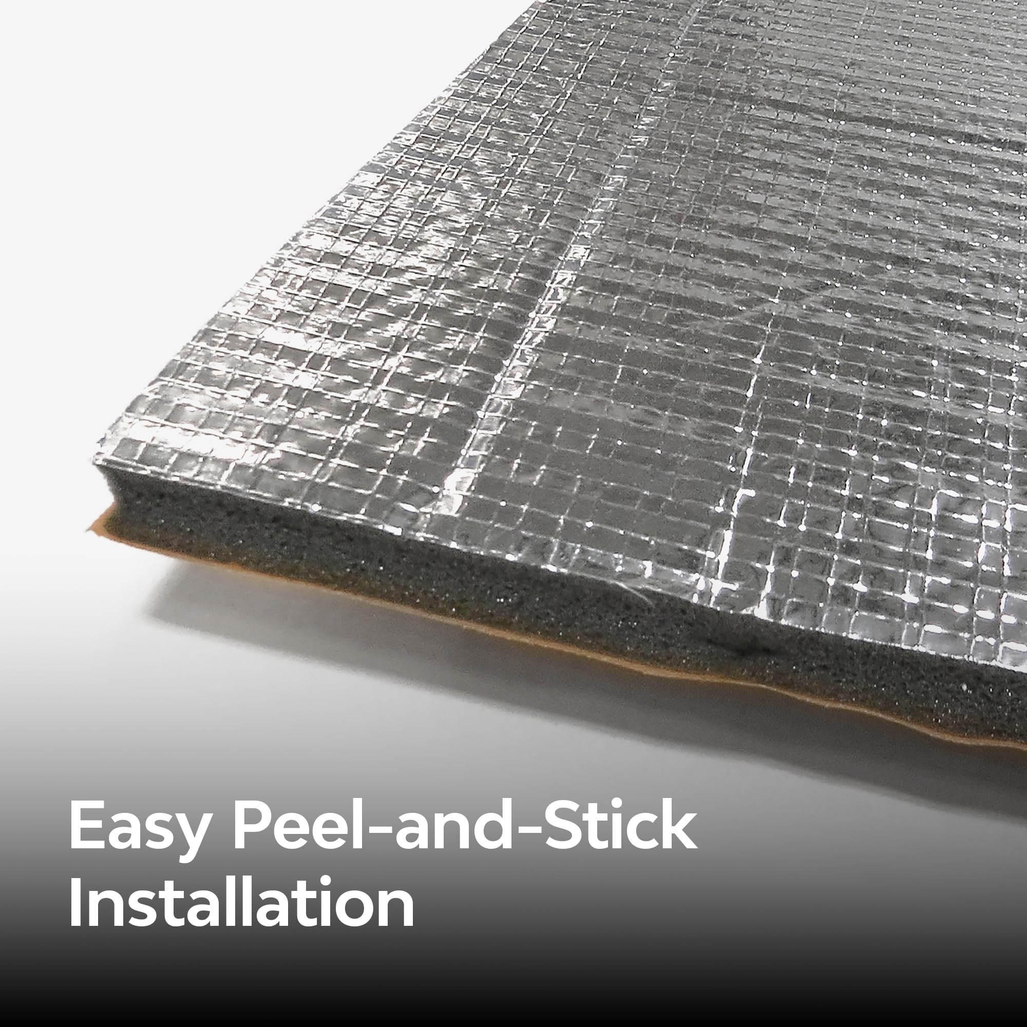 Dynamat Hoodliner β Noise & Heat Insulation Kit for Your Car Hood β Keeps Engine Noise In & Protects Paint from Engine Heat β Easy Self Adhesive Install β 1 Sheet 32"x 54", 12 sq ft