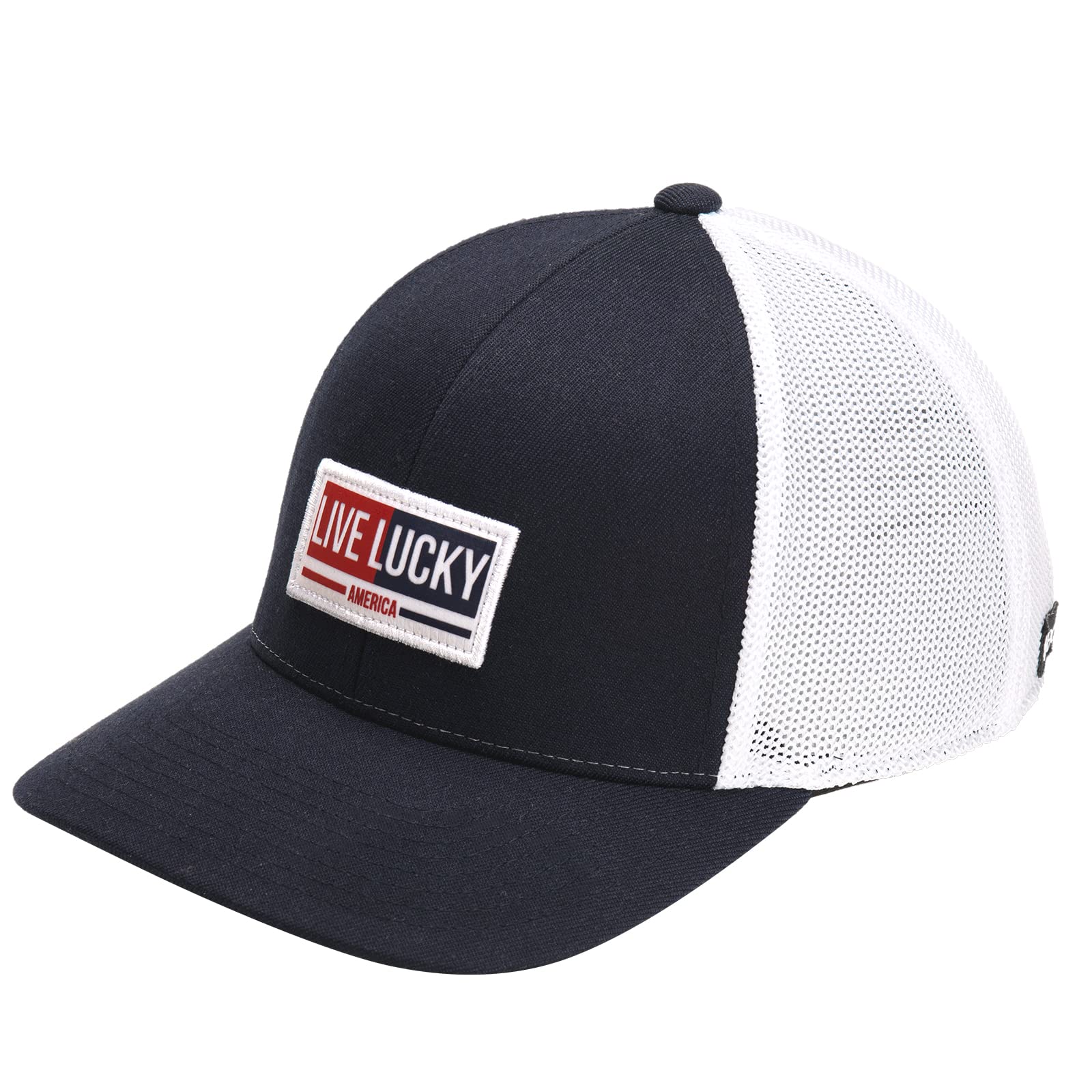 Black Clover American Dream Snapback HD Patch Navy/White Mesh Cap