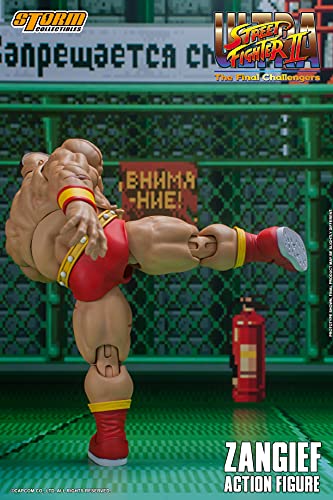 Storm Collectibles - Ultimate Street Fighter II: The Final Challenger - Zangief, Action Figure, STM87180 Red