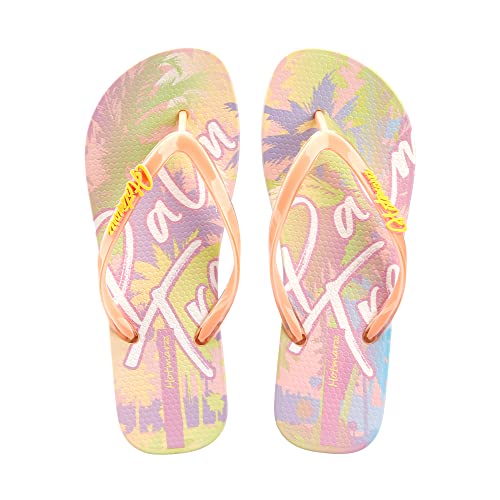 Hotmarzz Women's 2021 Series Summer Flip Flops Size 9 US / 40 EU, Orange