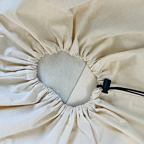 Gratico Laundry Bags 4 Pack Extra Large Laundry Bags Canvas Heavy Duty Laundry Bags Natural Cotton Multi Use Size 28''x 36'' Laundry Bags